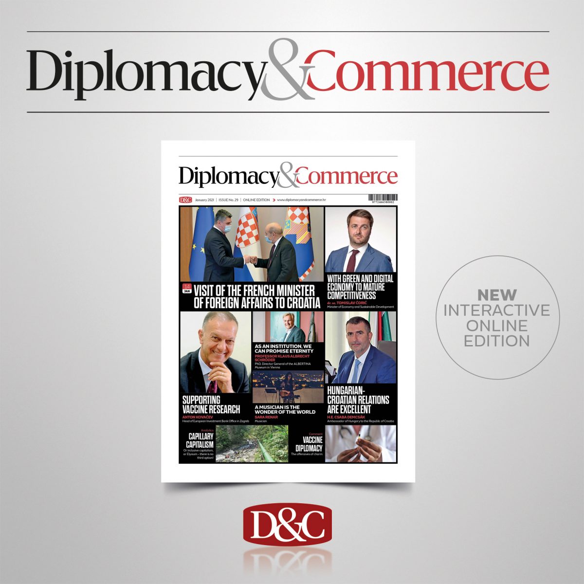 New issue of Diplomacy & Commerce, No 29 — Diplomacy&Commerce Croatia