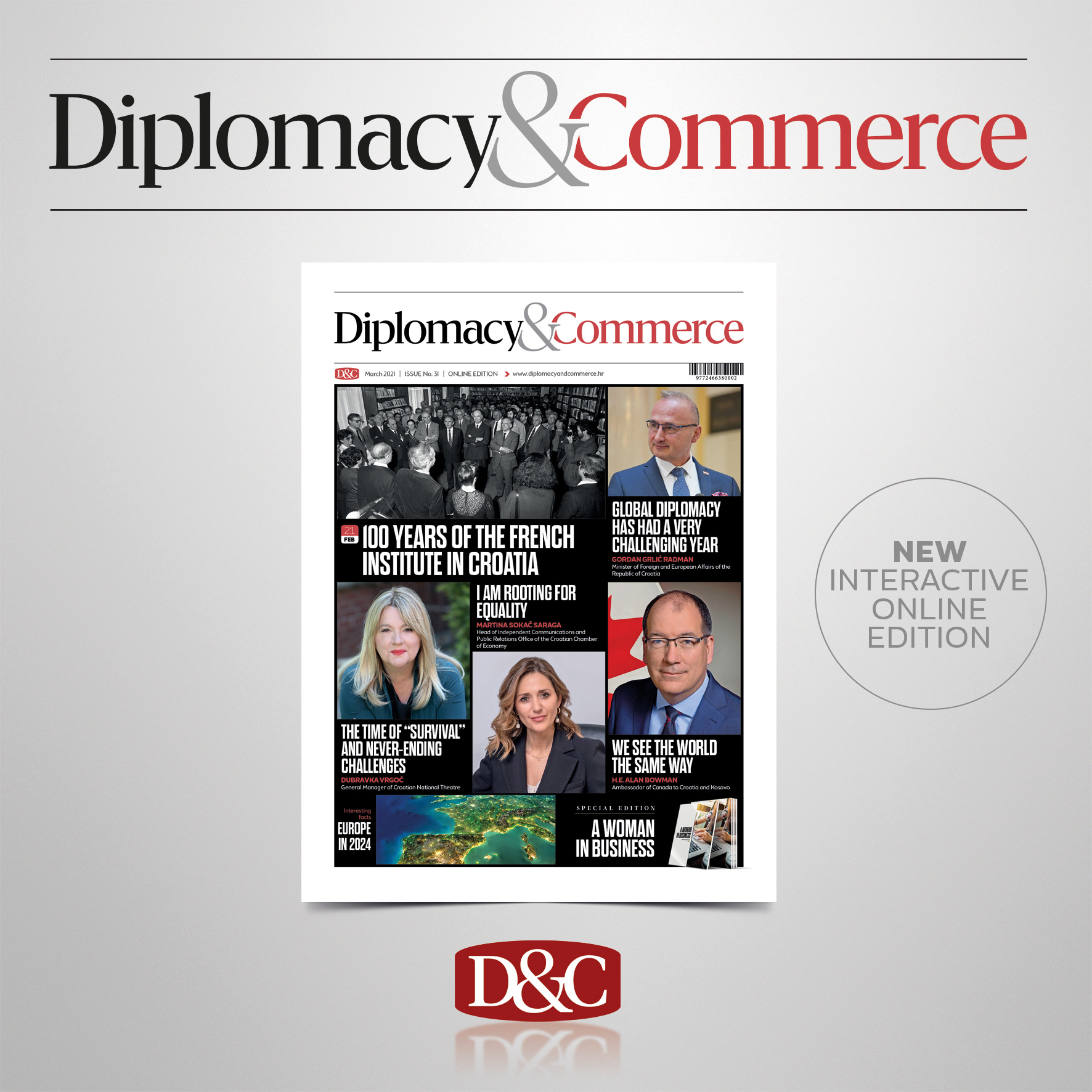 The new issue of Diplomacy & Commerce magazine — Diplomacy&Commerce Croatia