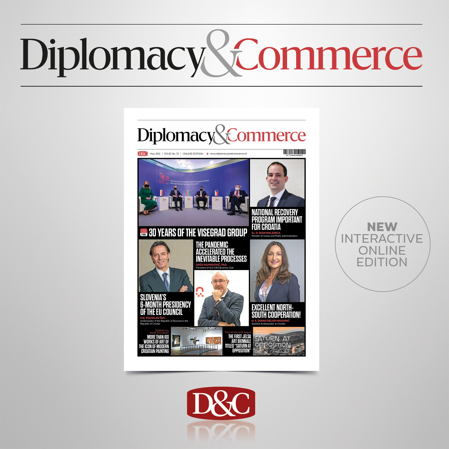 New issue of Diplomacy&Commerce magazine — Diplomacy&Commerce Croatia