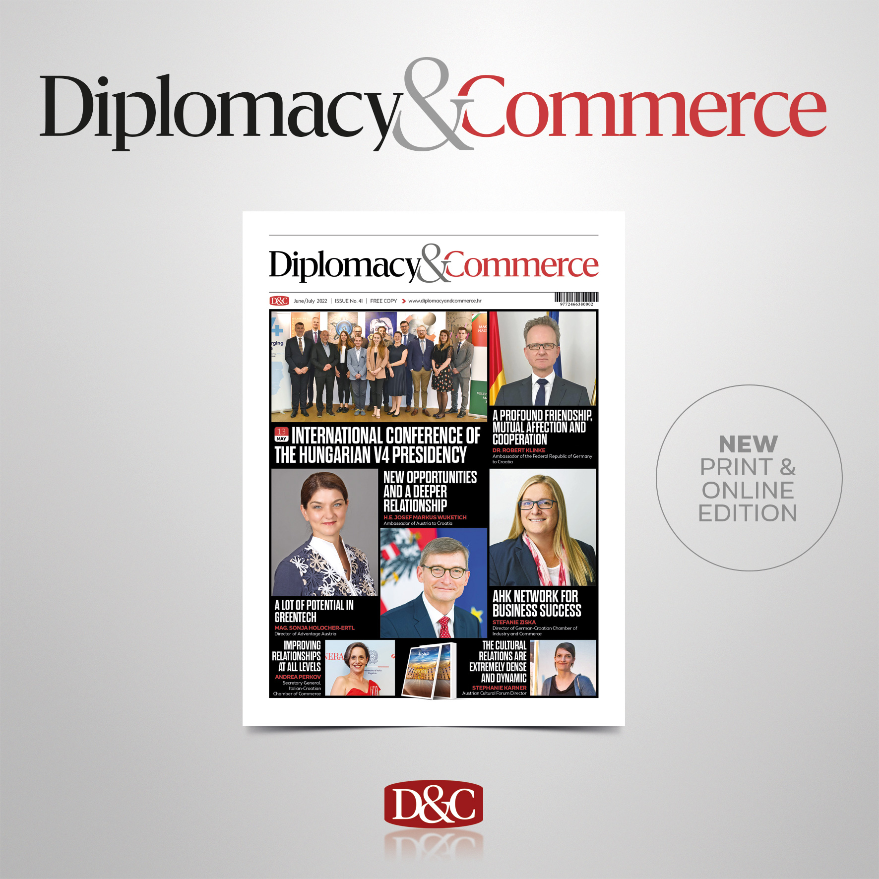 New, No41 issue of Diplomacy&Commerce magazine — Diplomacy&Commerce Croatia