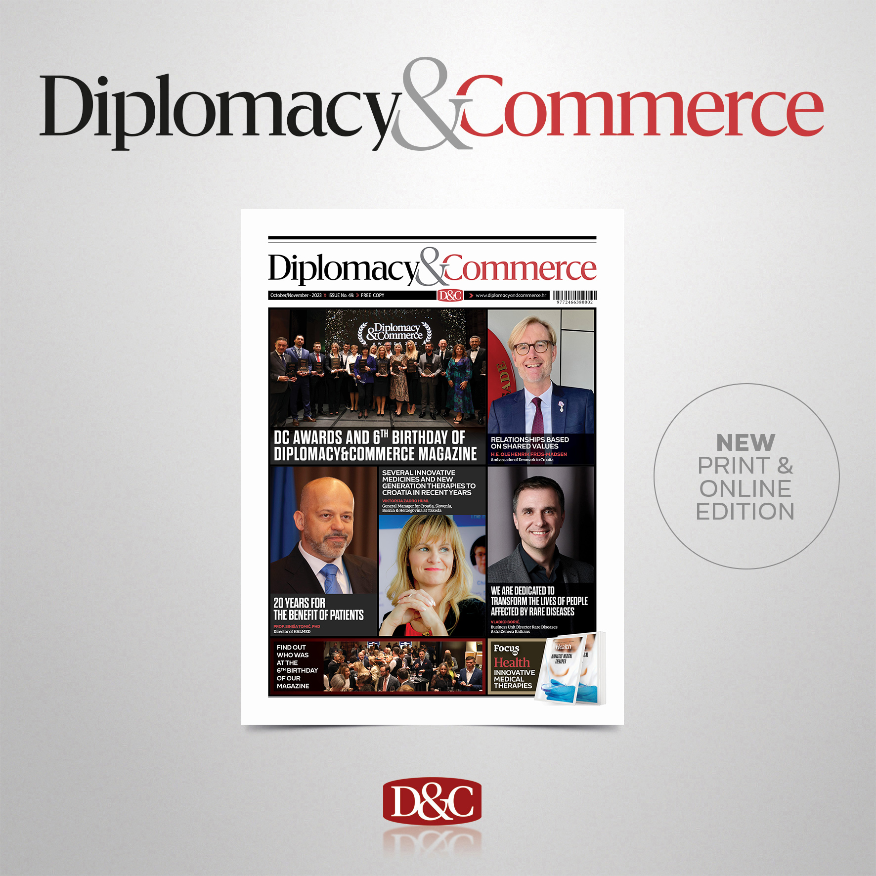 Diplomacy&Commerce magazine, No 49. NEW ISSUE — Diplomacy&Commerce Croatia