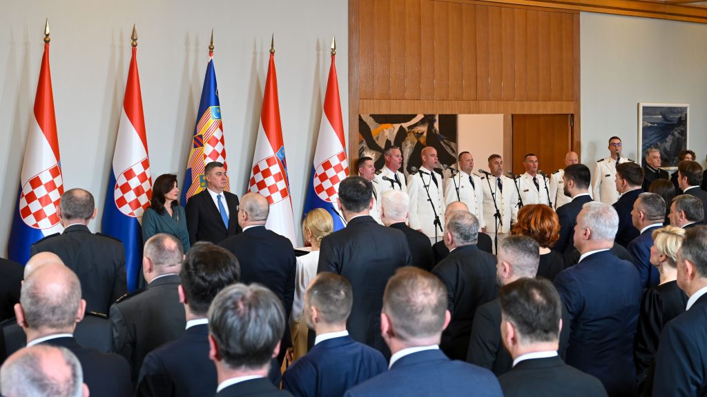 President Milanović took the ceremonial oath for his second five-year ...