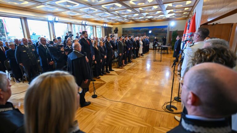 President Milanović took the ceremonial oath for his second five-year ...